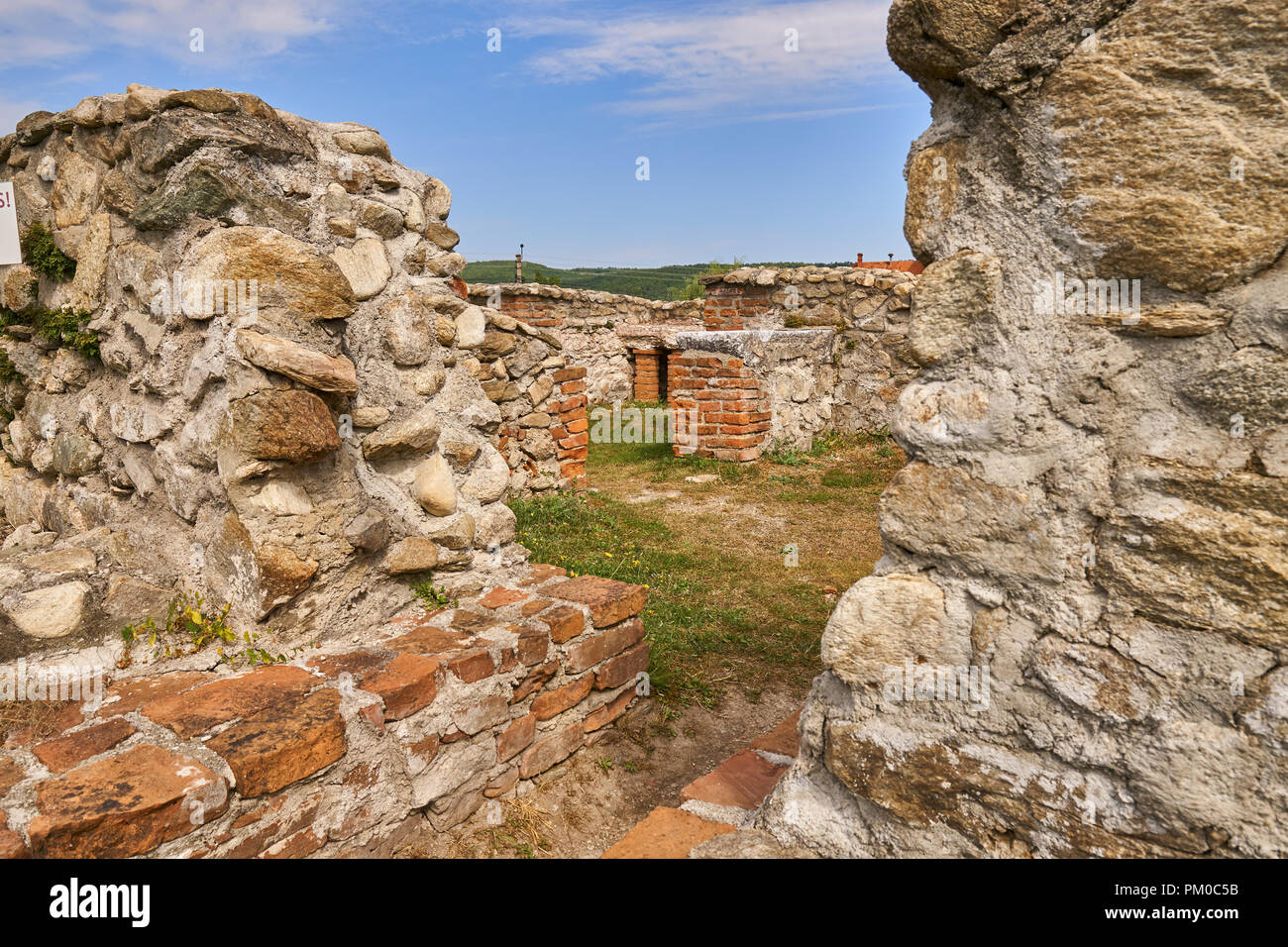 Ancient roman fortress ruins at an archaeology dig site Stock Photo - Alamy