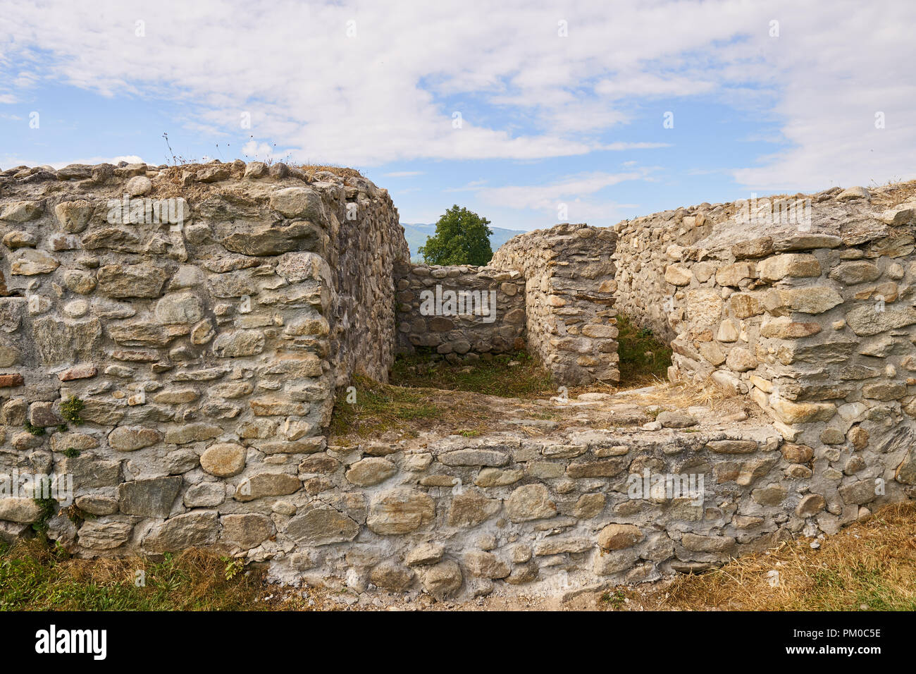 Ancient roman fortress ruins at an archaeology dig site Stock Photo - Alamy