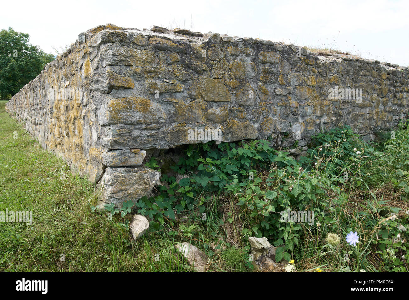Ancient roman fortress ruins at an archaeology dig site Stock Photo - Alamy