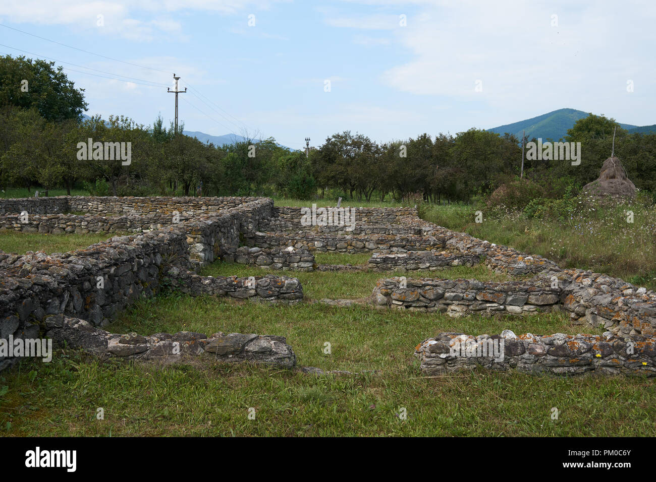 Ancient roman fortress ruins at an archaeology dig site Stock Photo - Alamy