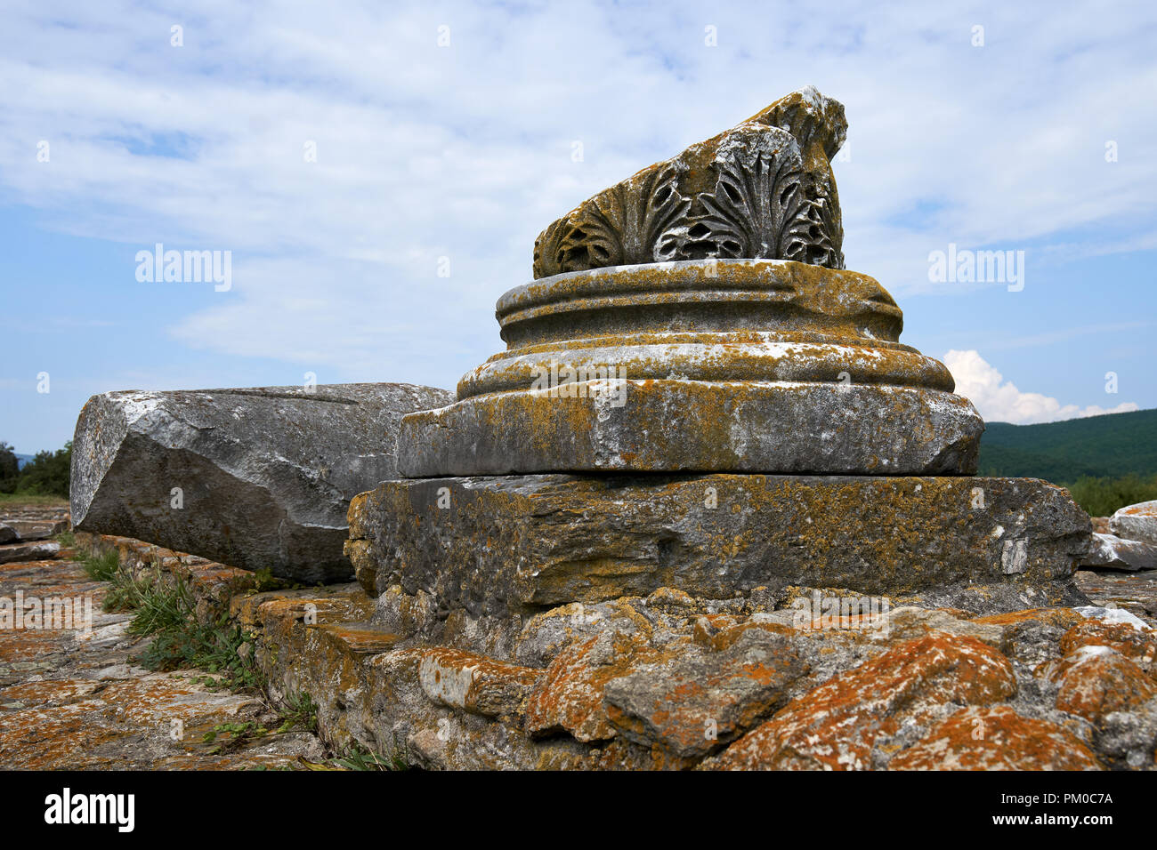 Ancient roman fortress ruins at an archaeology dig site Stock Photo - Alamy