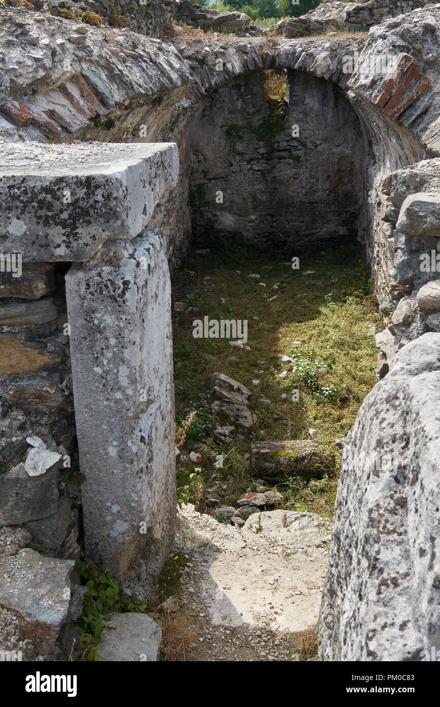 Ancient roman fortress ruins at an archaeology dig site Stock Photo - Alamy