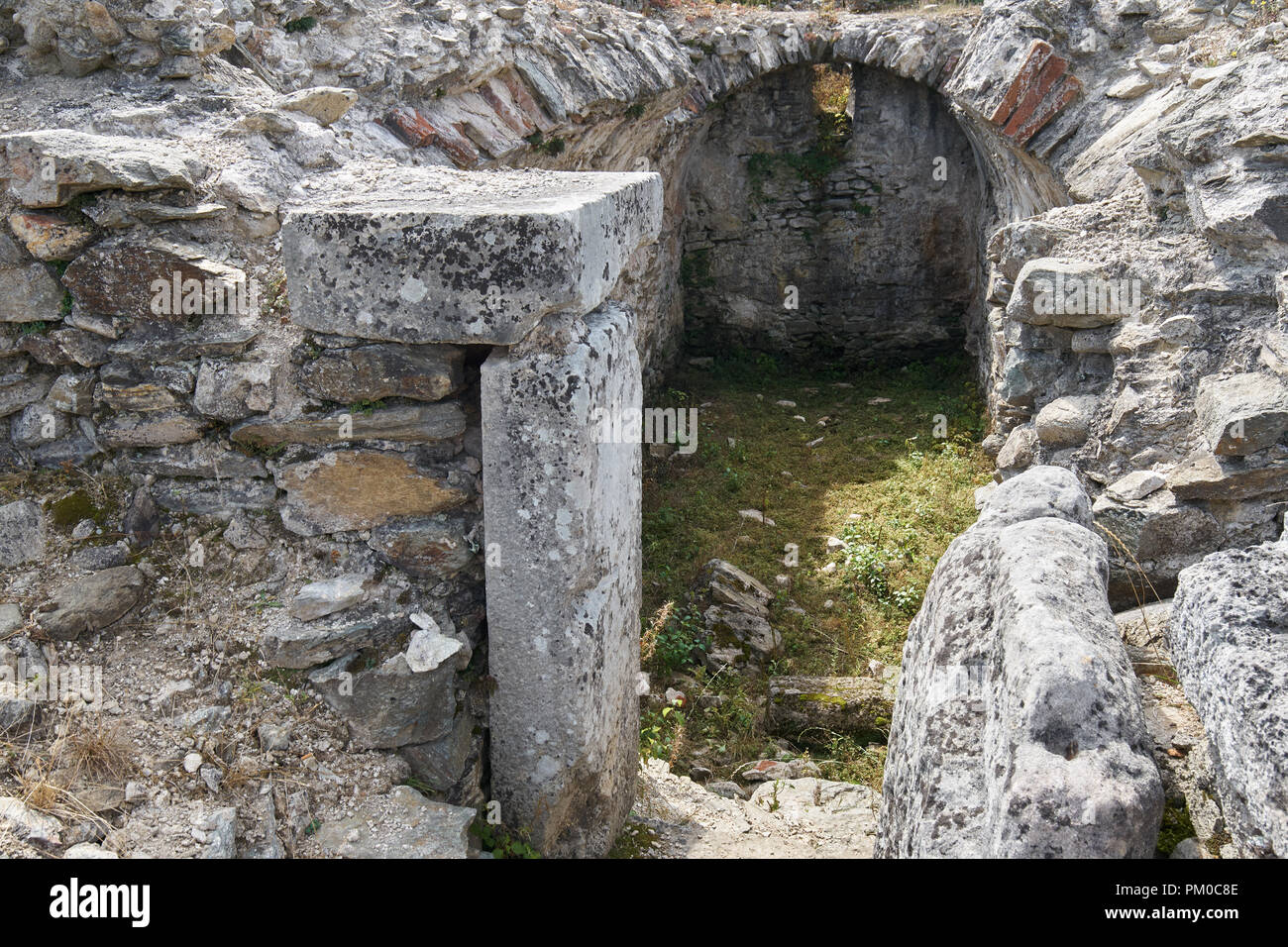 Ancient roman fortress ruins at an archaeology dig site Stock Photo - Alamy