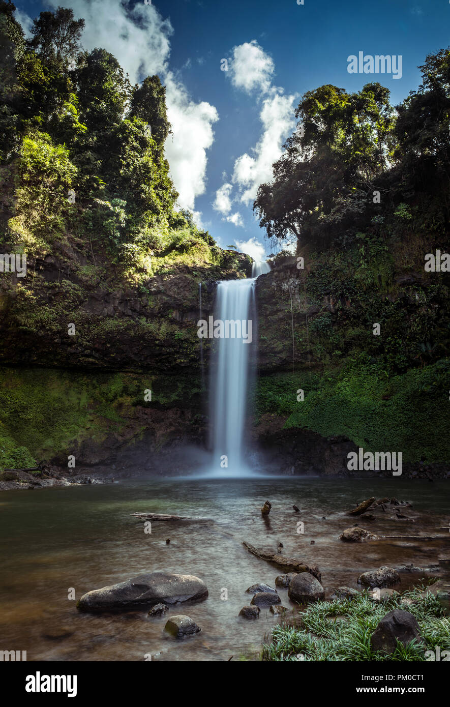 This beautiful Waterfall commonly known as SHUKNACHARA FALLS Stock ...