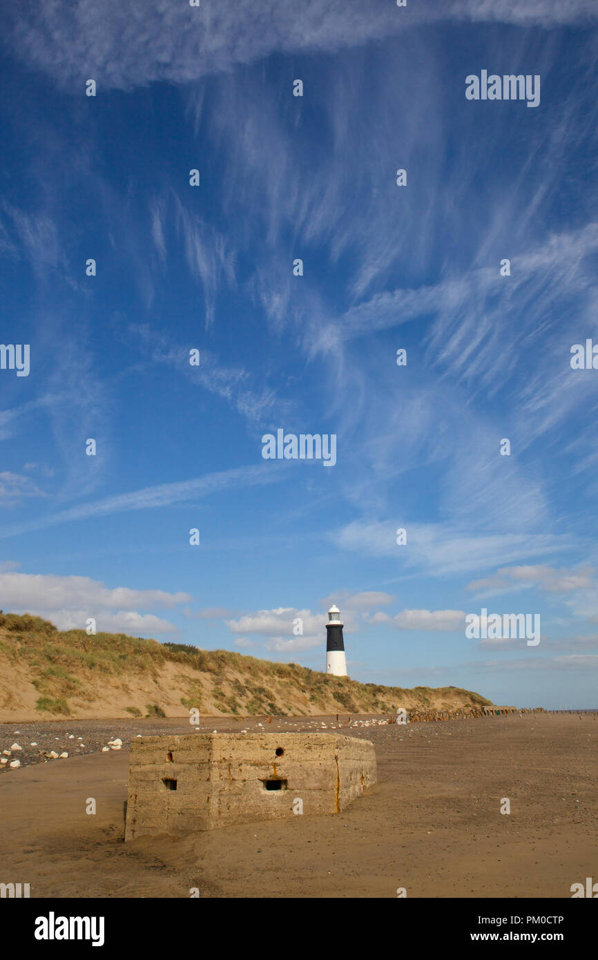Spurn Point Lighthouse Stock Photo - Alamy