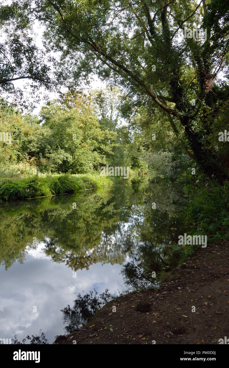 River Wensum between Drayton and Hellesdon, Norfolk, from Marriott's ...
