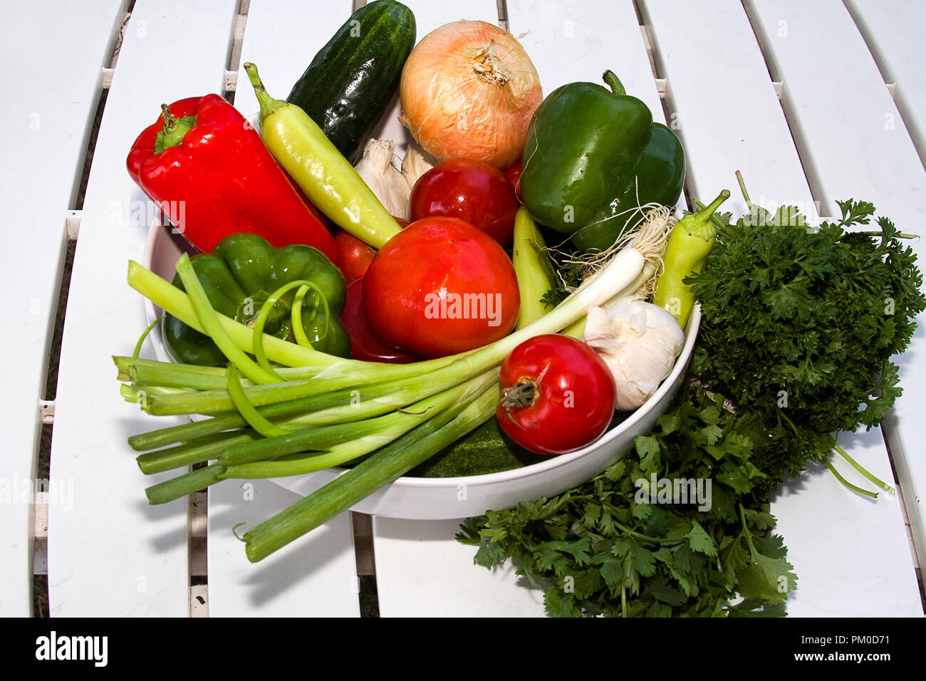 Beautiful images of an assortment of bright and colorful vegetables ...