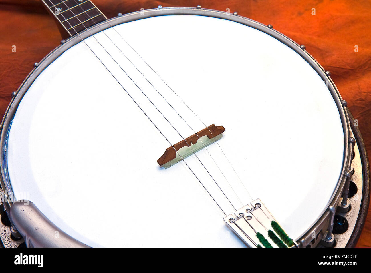 Close-up Images of Older Banjo different angles and some with music ...