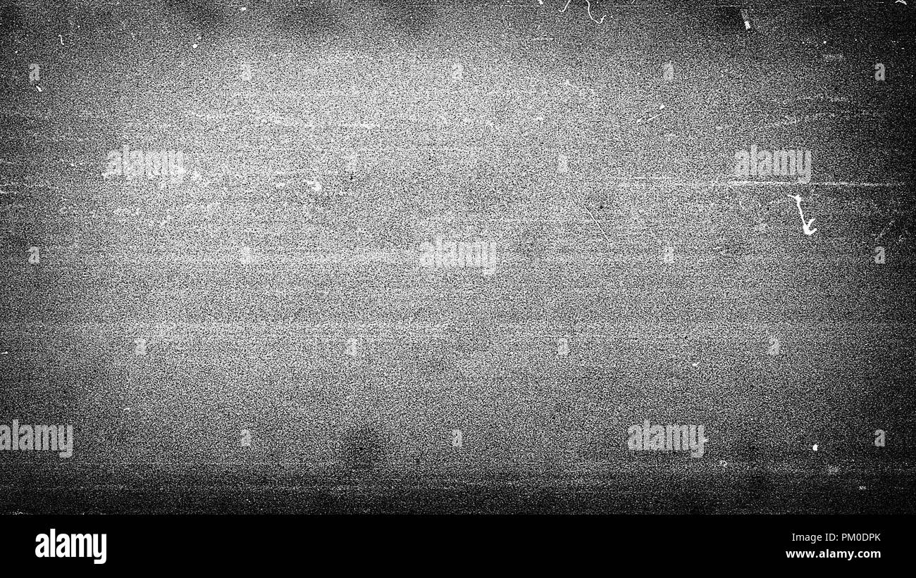 Noisy film frame with heavy scratches, dust and grain. Abstract old ...