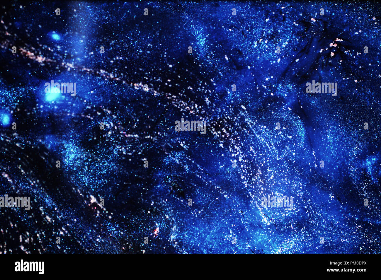 The universe in a distant galaxy with nebulae and stars Stock Photo - Alamy