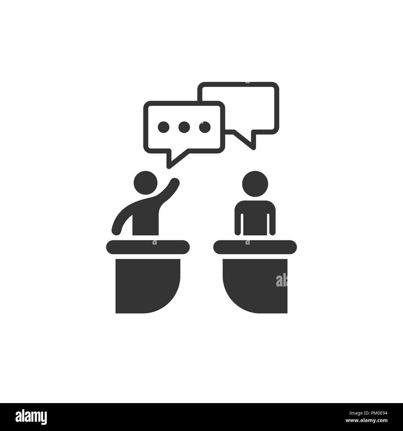 Debates and arguments Stock Vector Images - Alamy