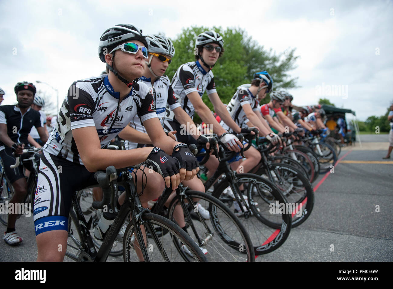 UNITED STATES - June 6: 10th Annual Bunny Hop Criterium bicycle race in ...