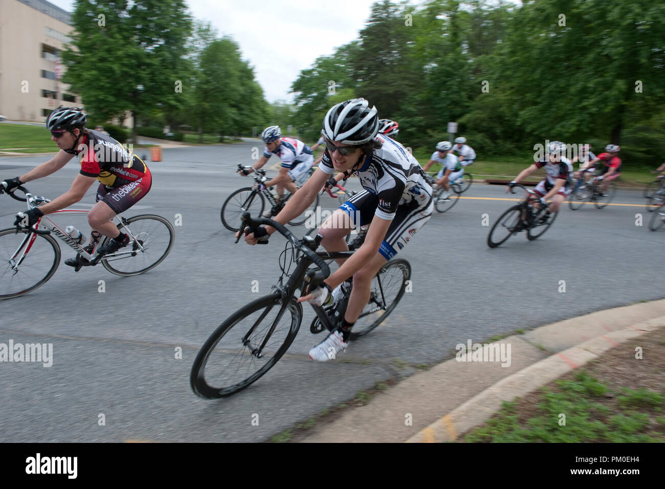 UNITED STATES - June 6: 10th Annual Bunny Hop Criterium bicycle race in ...