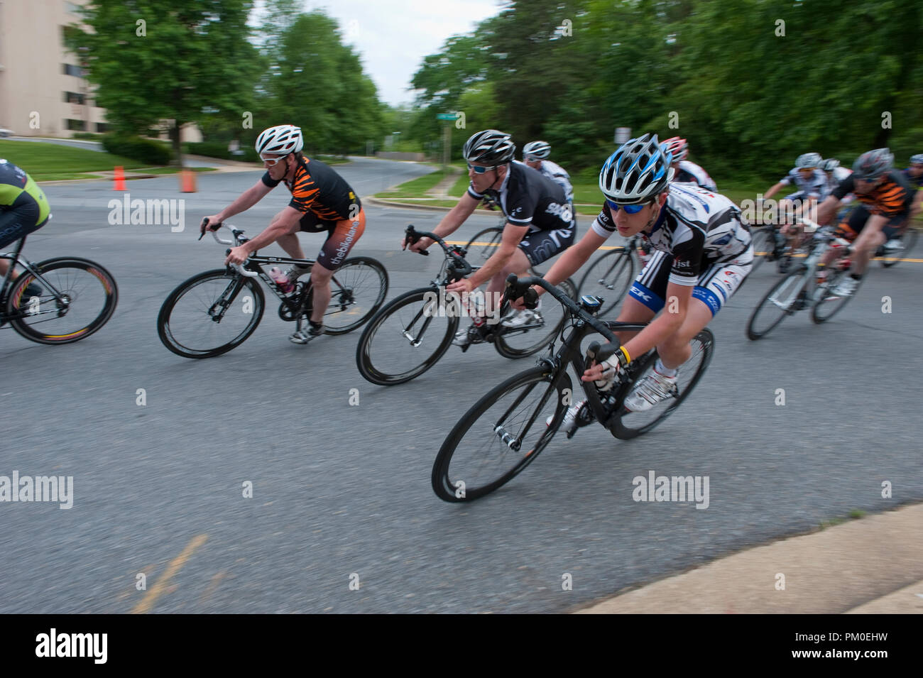 UNITED STATES - June 6: 10th Annual Bunny Hop Criterium bicycle race in ...