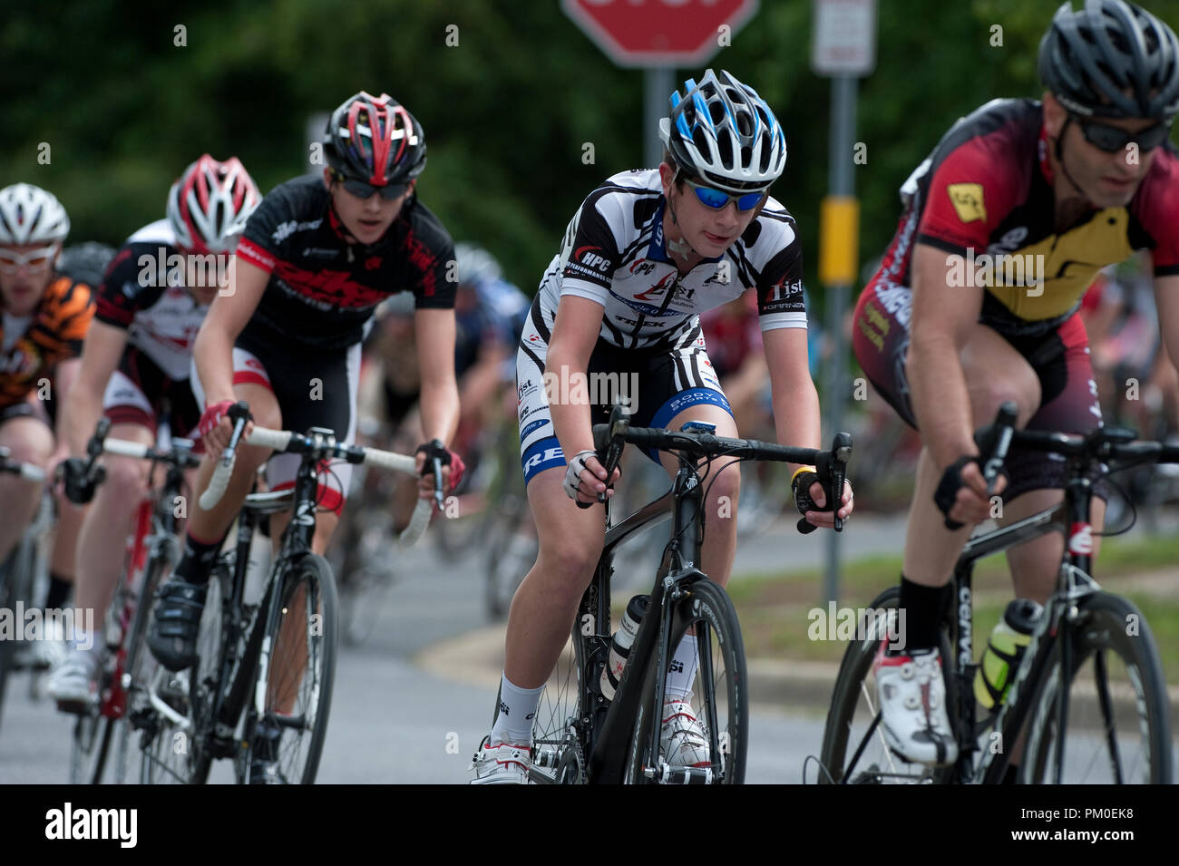 UNITED STATES - June 6: 10th Annual Bunny Hop Criterium bicycle race in ...
