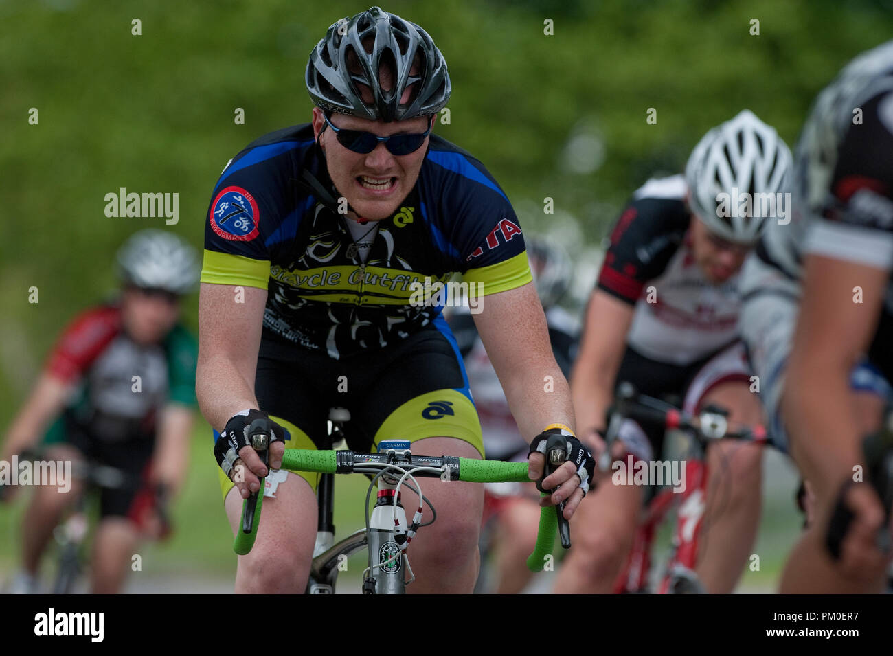 UNITED STATES - June 6: 10th Annual Bunny Hop Criterium bicycle race in ...