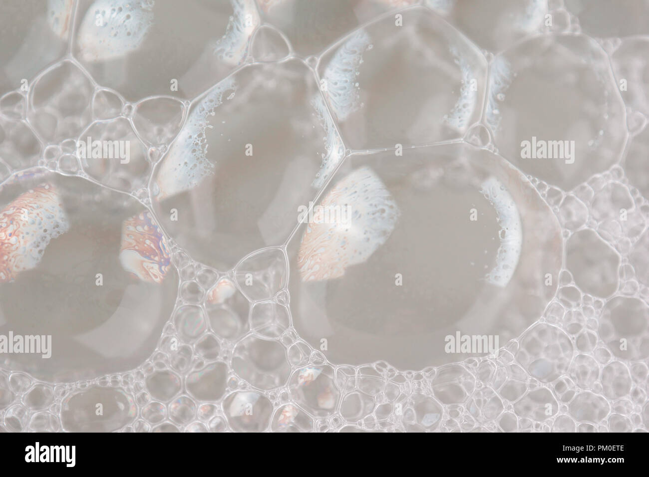 white foam texture abstract background closeup Stock Photo - Alamy
