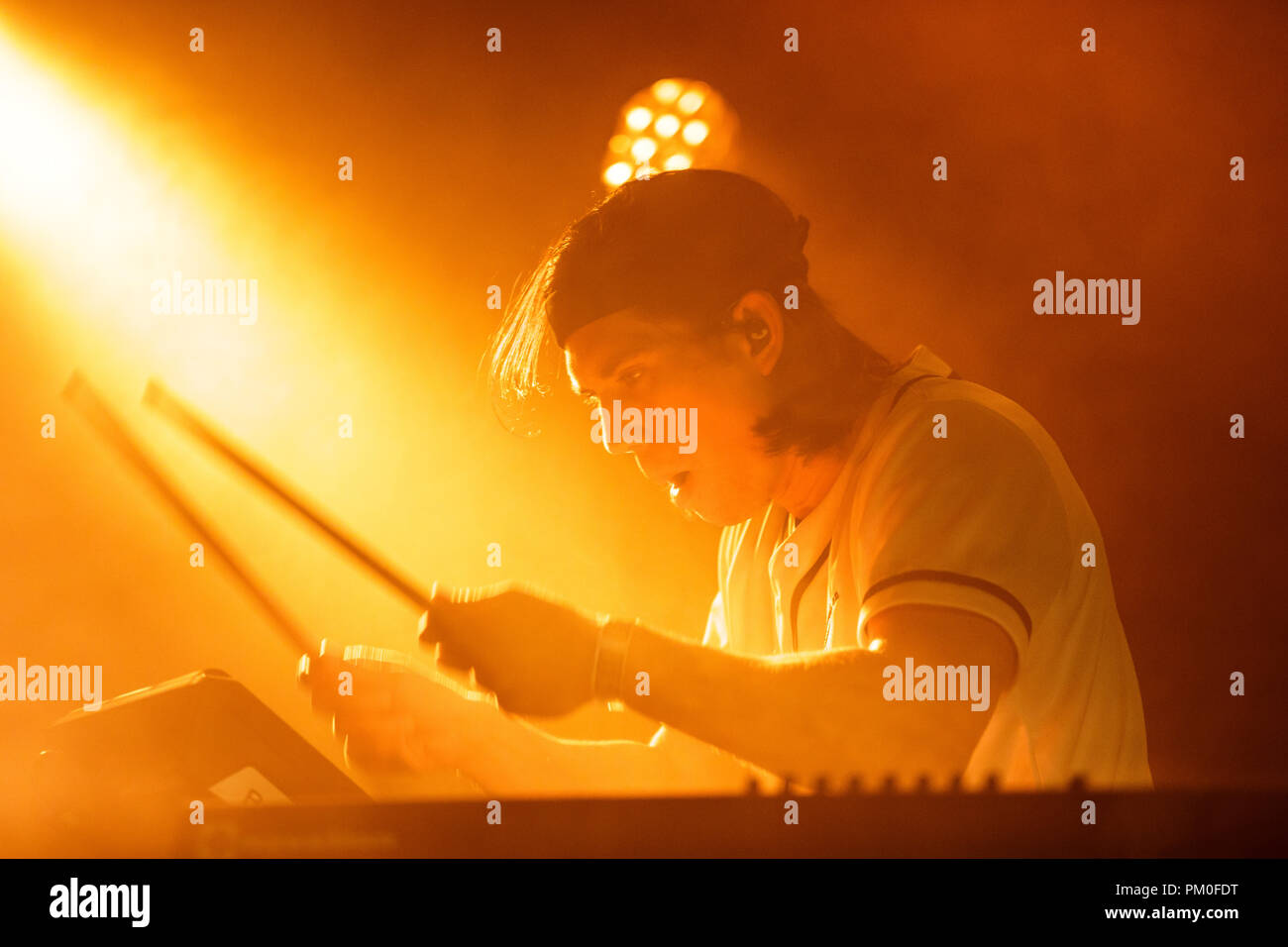 Denmark, Copenhagen - September 11, 2018. The American electronic music ...