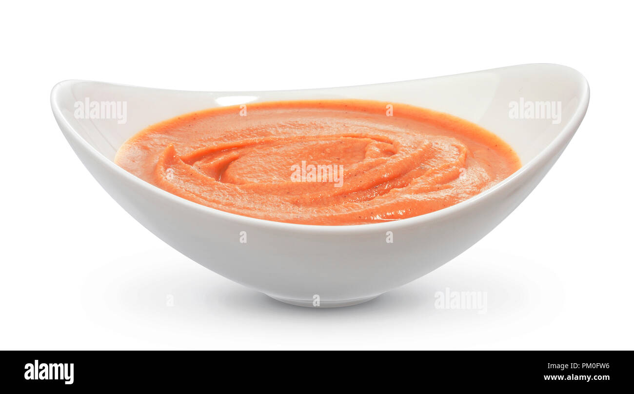 Pink cocktail sauce isolated on white background Stock Photo - Alamy