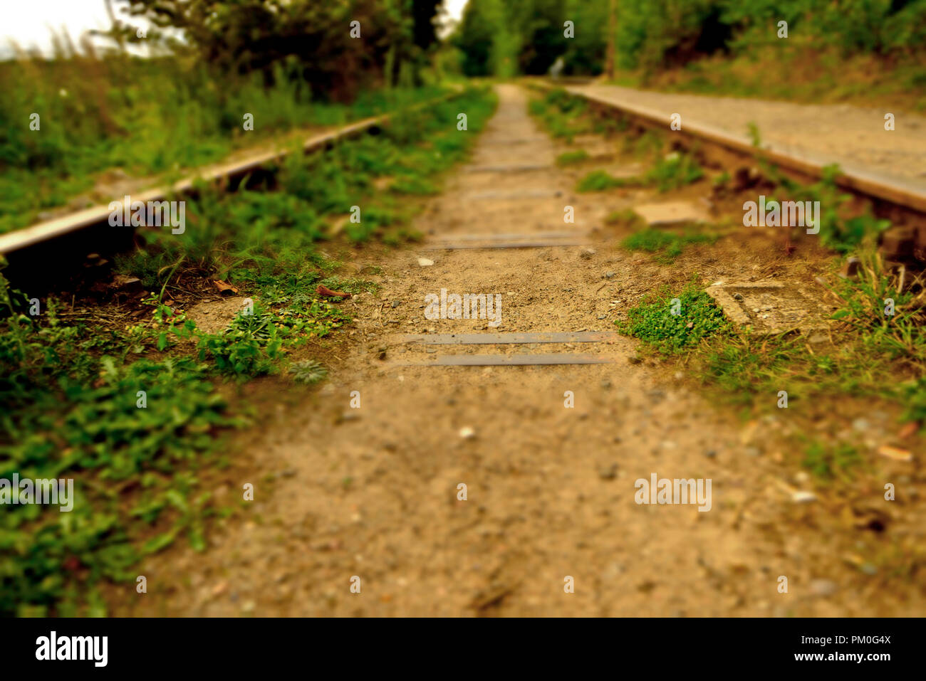 rails out of order Stock Photo - Alamy