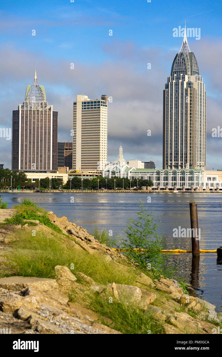 The US port city of Mobile has a busy port on Alabama’s gulf coast and ...