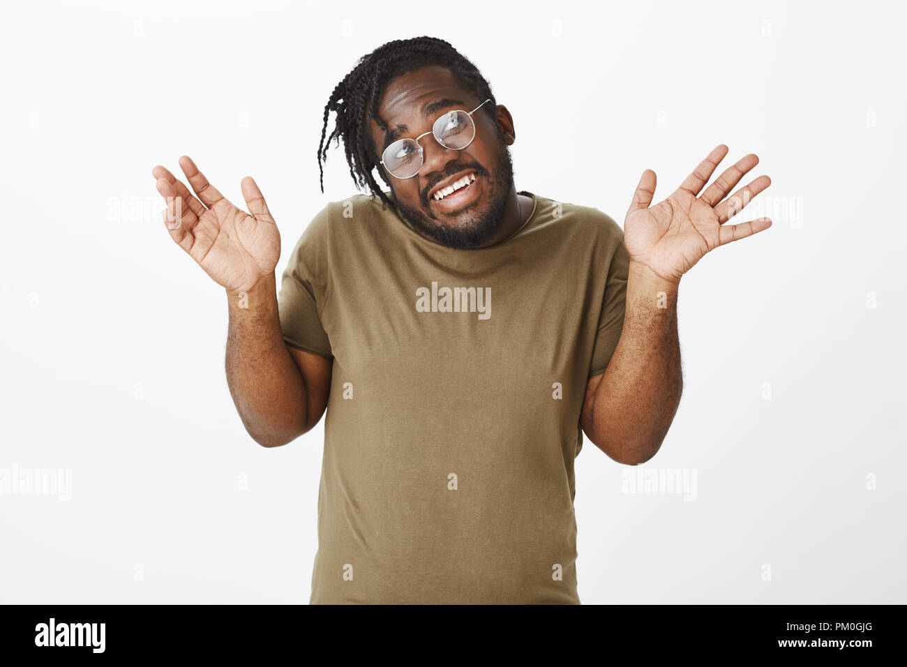 Obese man no shirt hi-res stock photography and images - Alamy