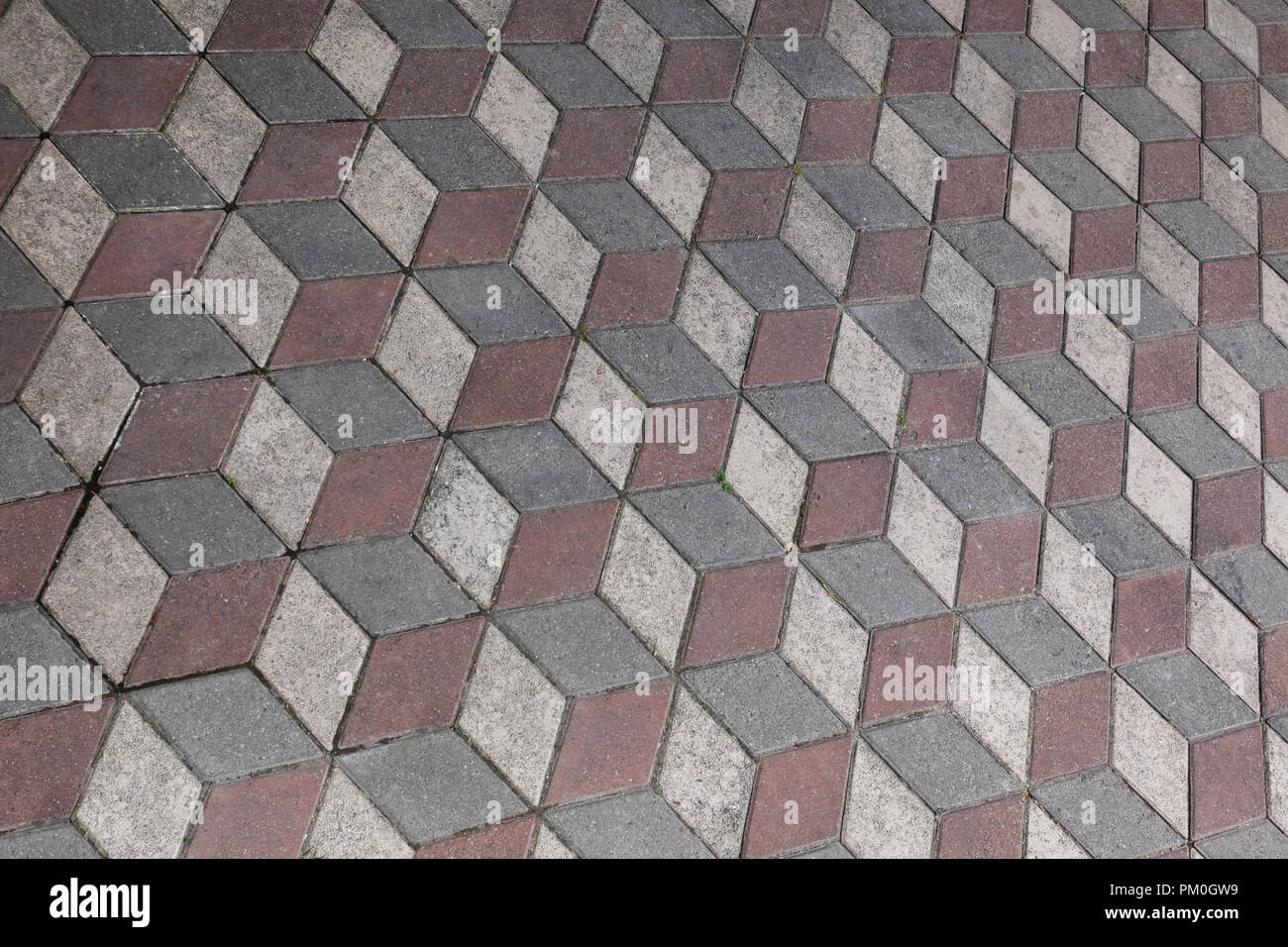 floor made of block tiles Stock Photo - Alamy