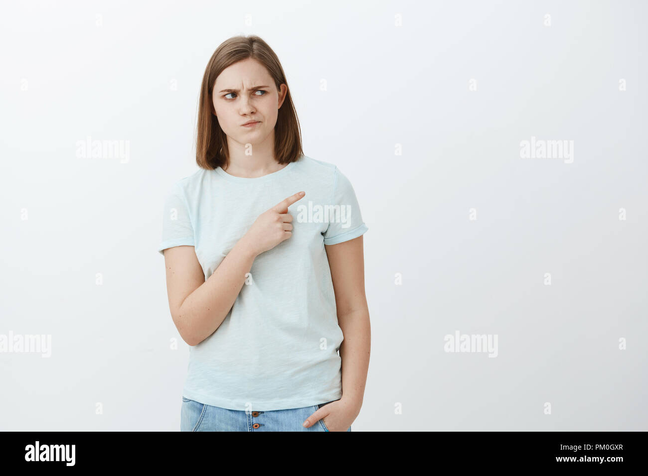 Girl smirking hi-res stock photography and images - Alamy