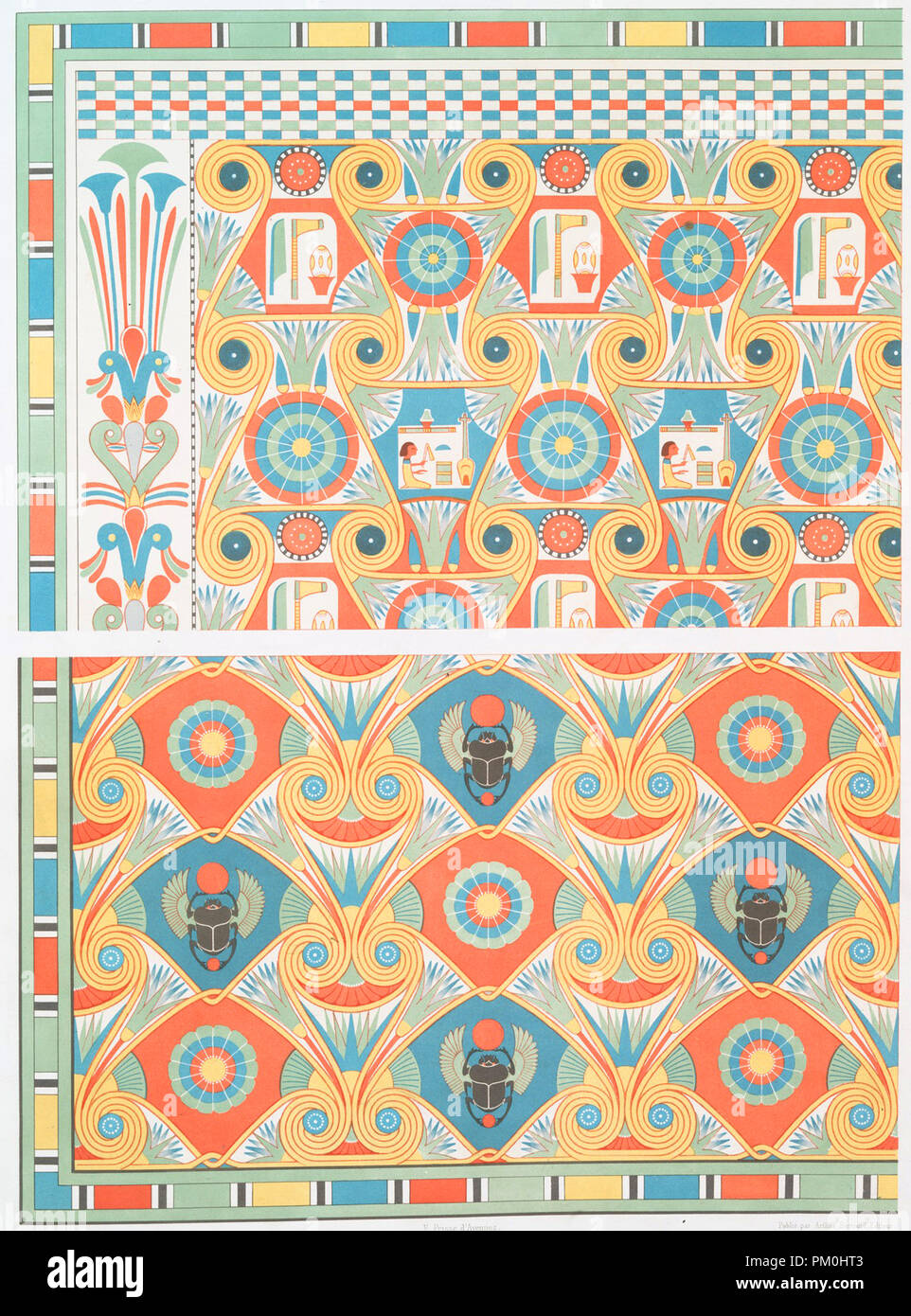 vintage art deco patterns Stock Photo - Alamy