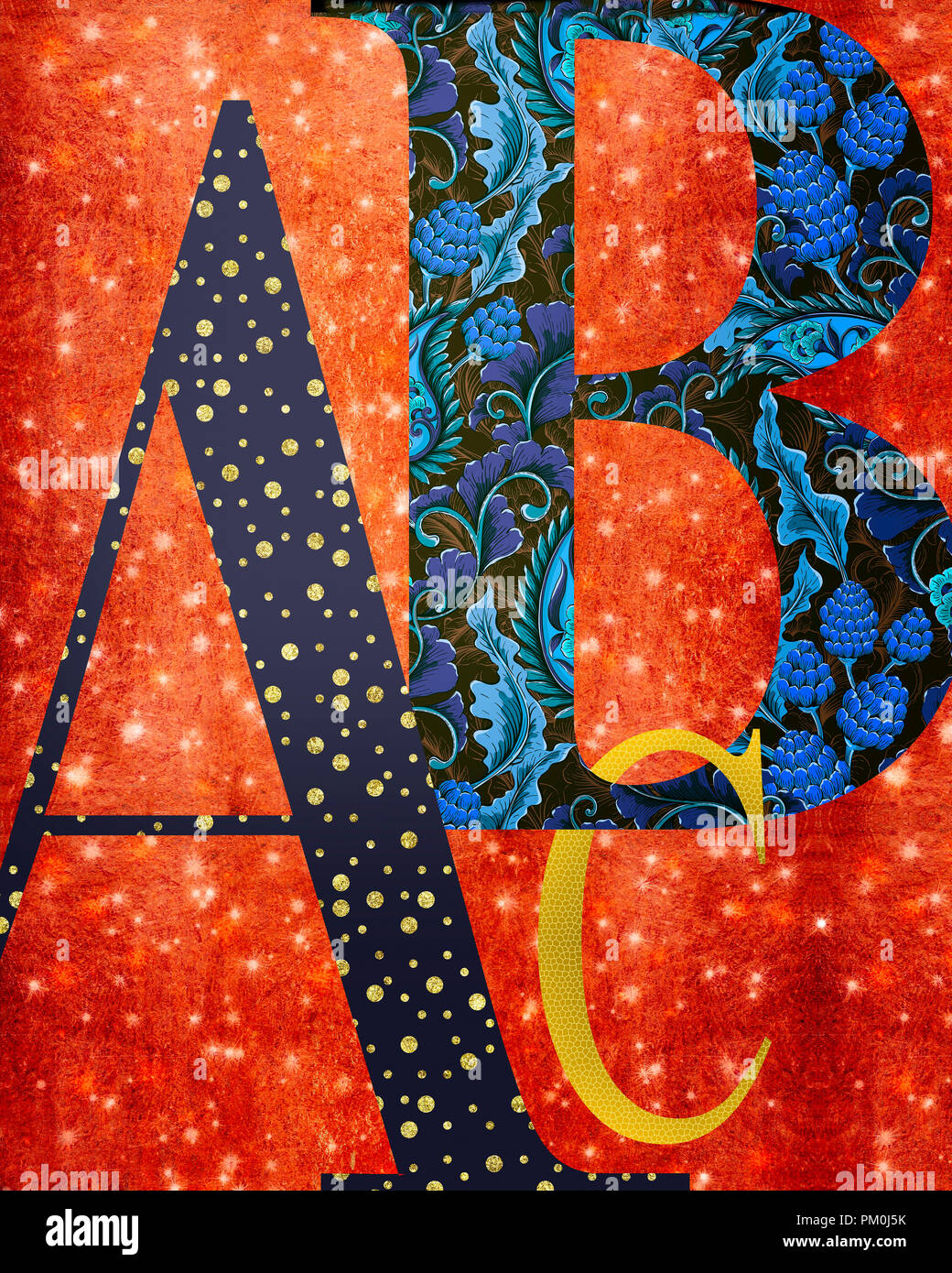 GRAPHIC CONCEPT: ABC of Love letters Stock Photo - Alamy