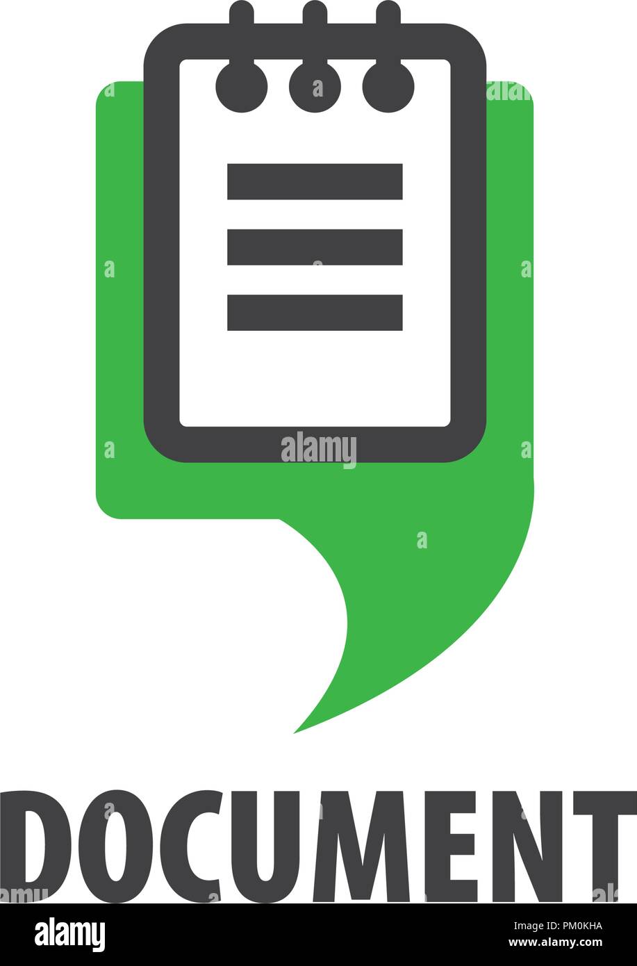 vector logo document Stock Vector Image & Art - Alamy