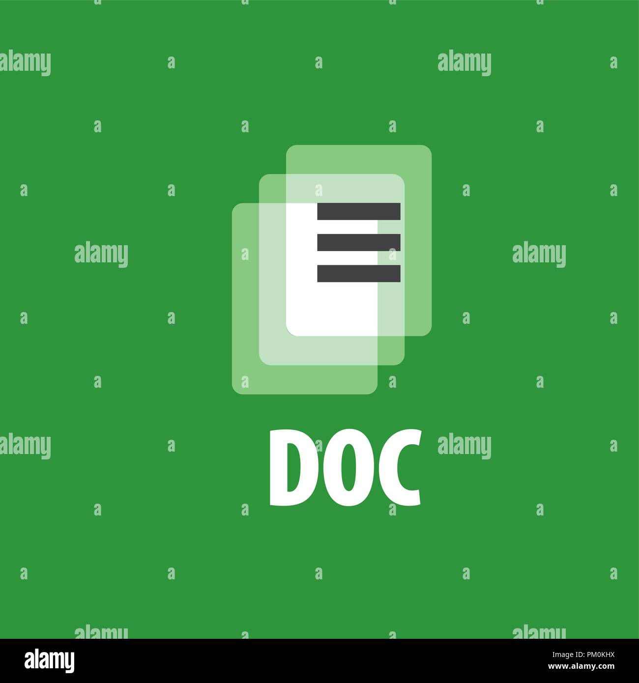 vector logo document Stock Vector Image & Art - Alamy