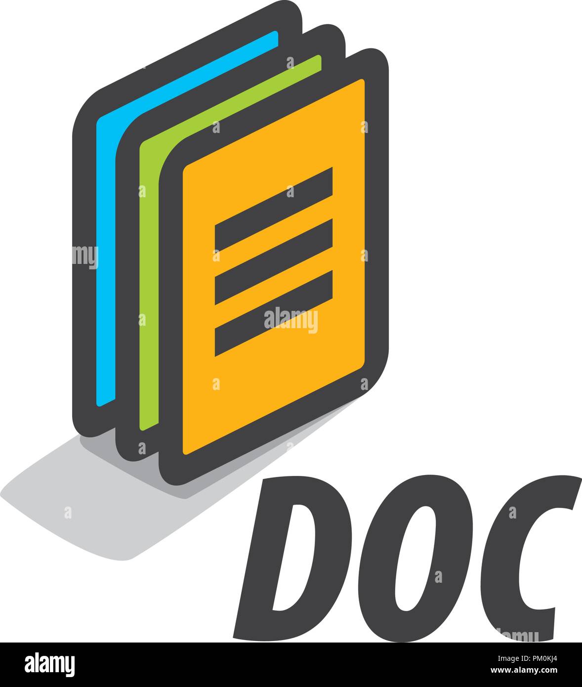 vector logo document Stock Vector Image & Art - Alamy