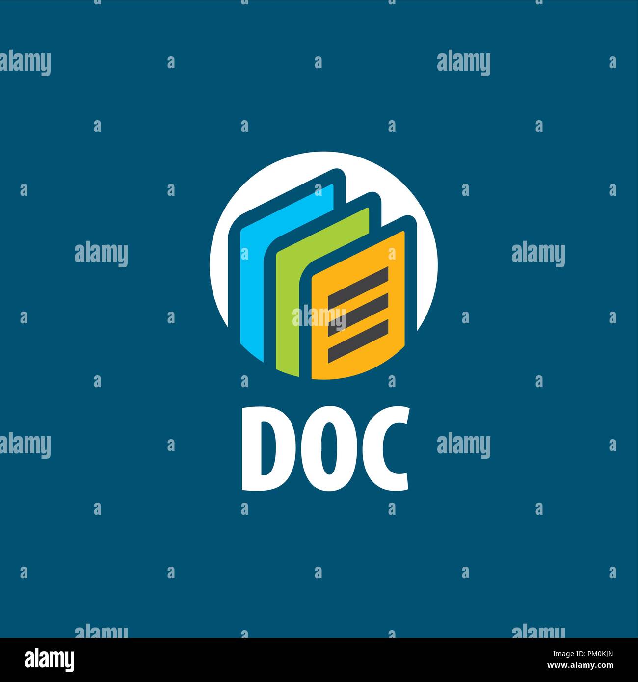 vector logo document Stock Vector Image & Art - Alamy