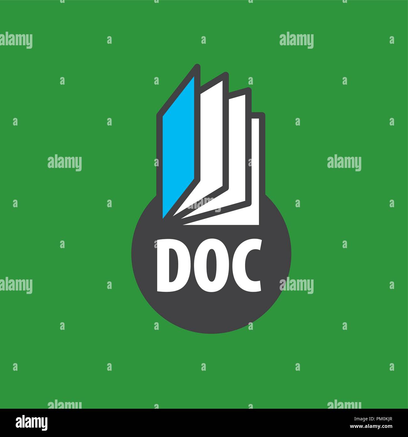 vector logo document Stock Vector Image & Art - Alamy