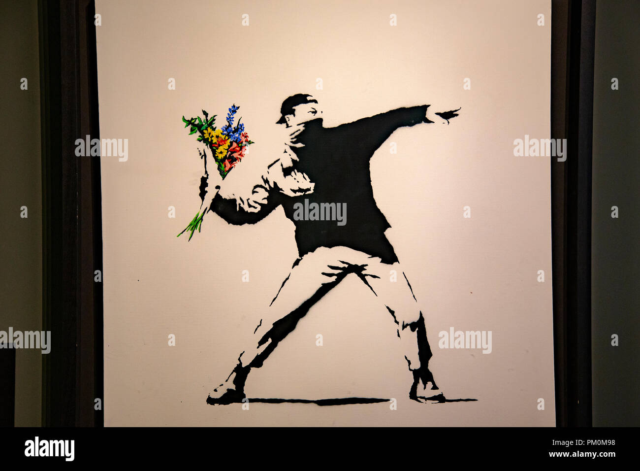 Artist throwing paint hi-res stock photography and images - Alamy