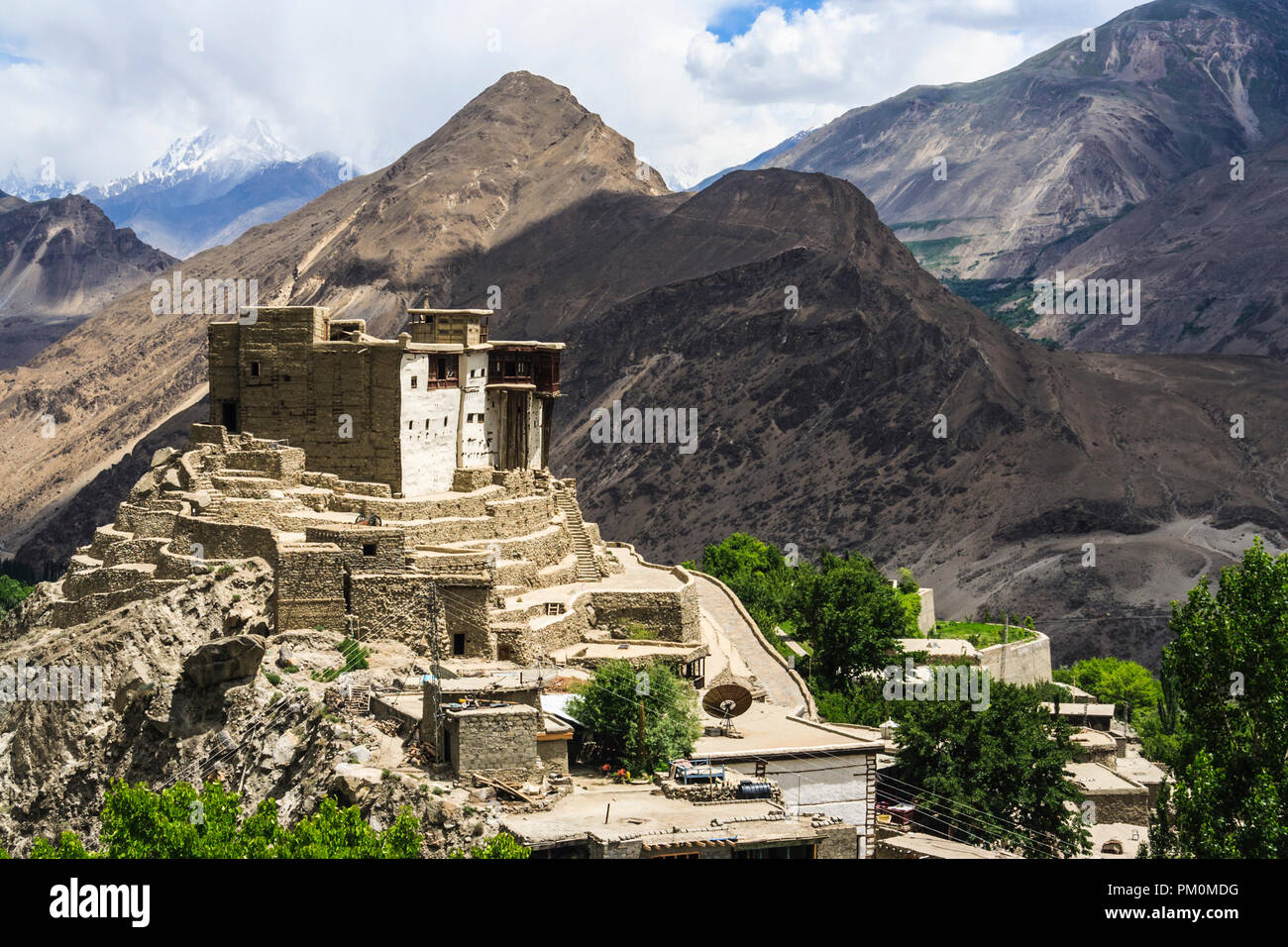 Baltit Fort, Hunza Valley, Karakoram Range, Karimabad, Pakistan Stock Photo - Alamy