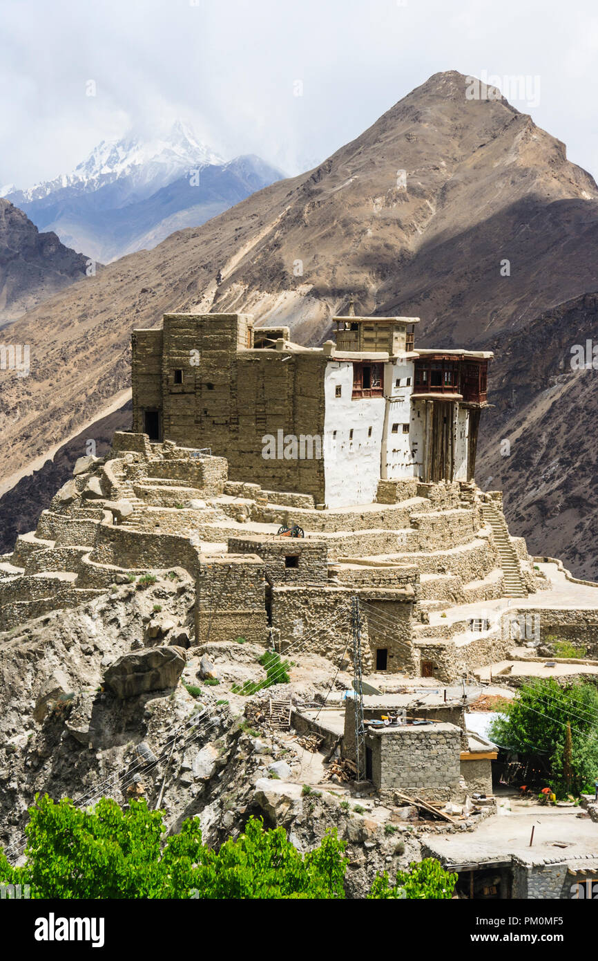 Baltit Fort, Hunza Valley, Karakoram Range, Karimabad, Pakistan Stock ...
