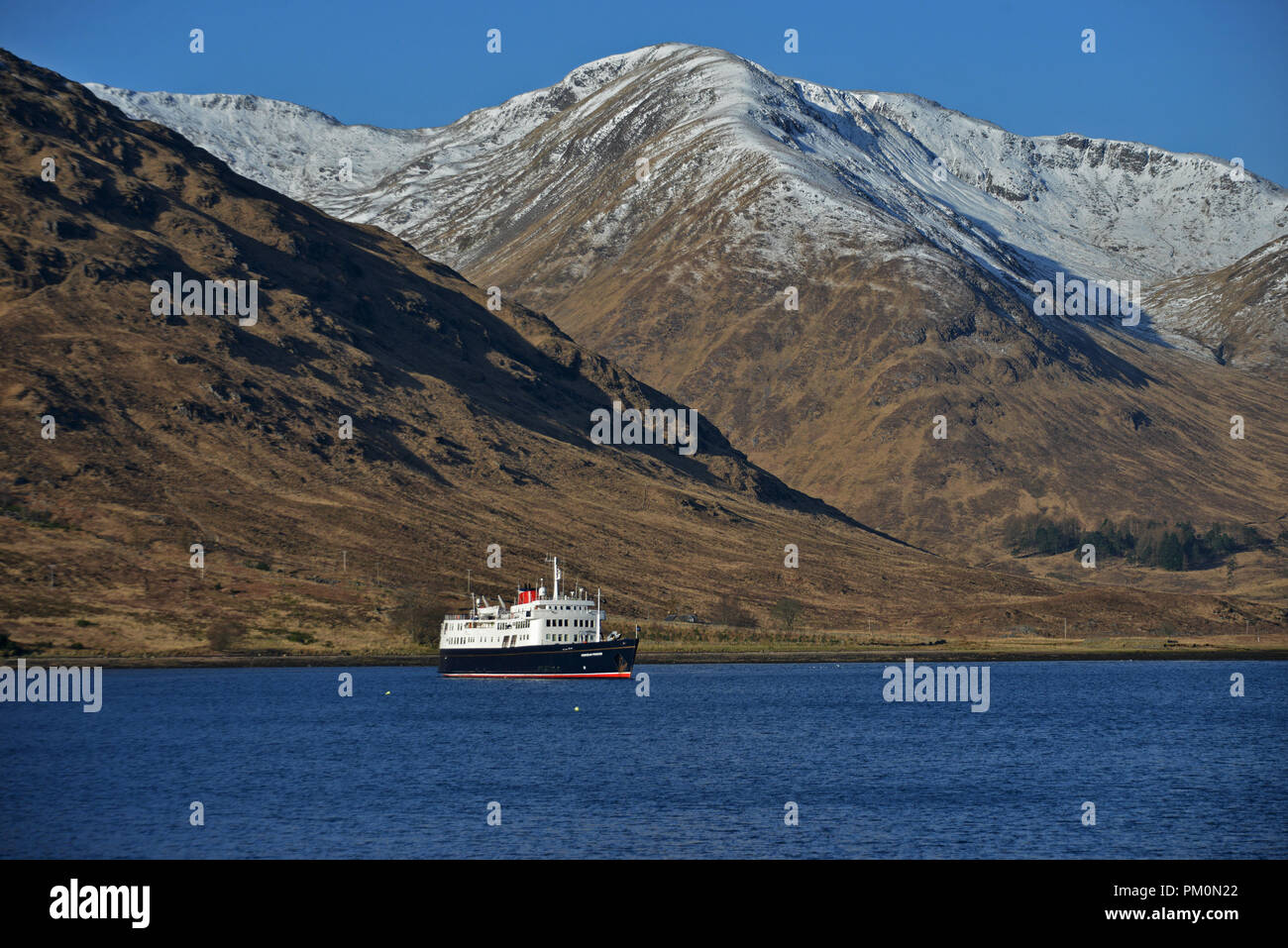 HEBRIDEAN PRINCESS in the stunning scenery of LOCH A' CHOIRE ...