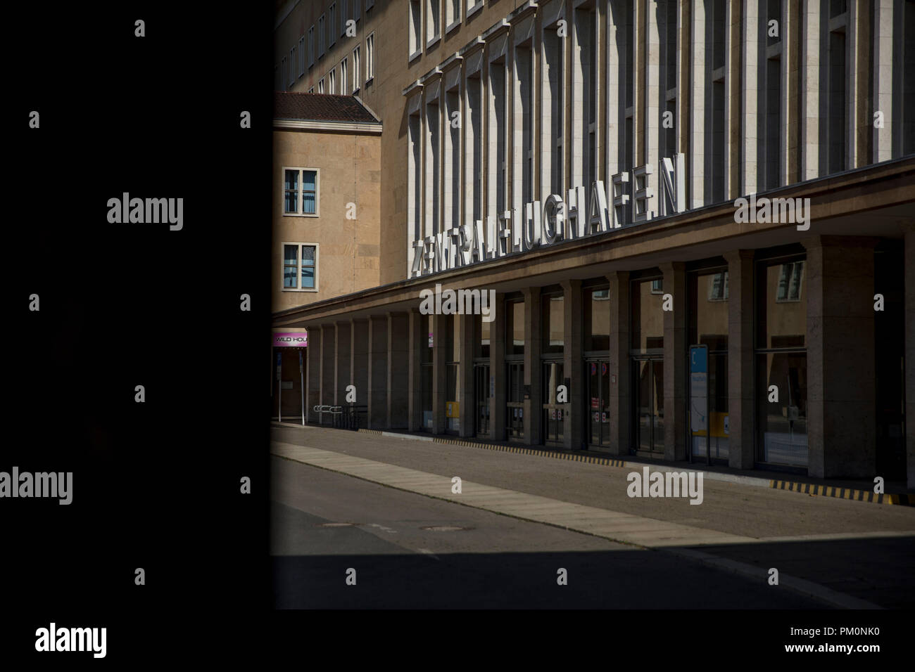 tempelhof Airfield, Berlin, Germany: 15th August 2018: old terminal ...