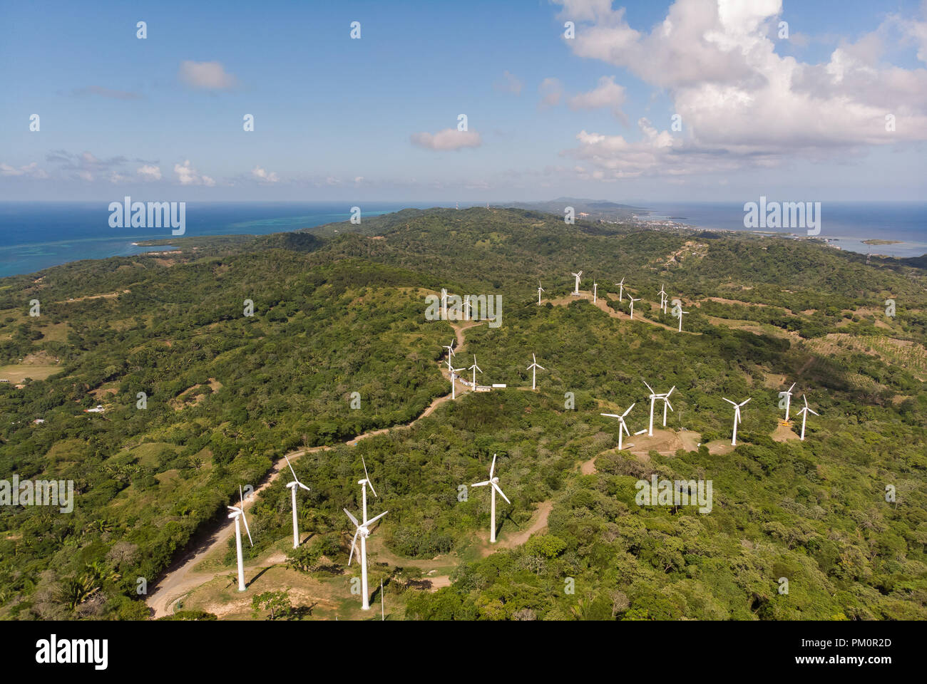 Caribbean Wind Farm High Resolution Stock Photography and Images - Alamy