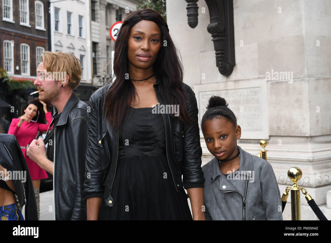 London, UK. 15th September 2018. Betsie Dsane is a model and her ...