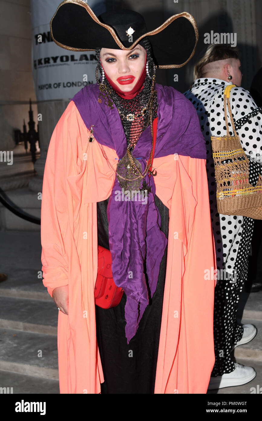 London, UK. 15th September 2018. Daniel Lismore attend Fashion Scout ...