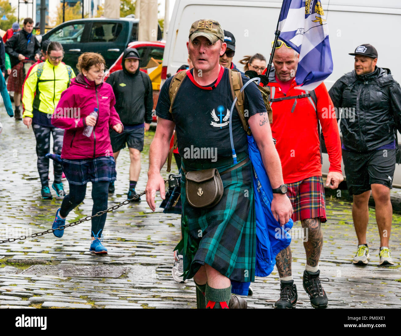Mile charity walk event walker hi-res stock photography and images - Alamy