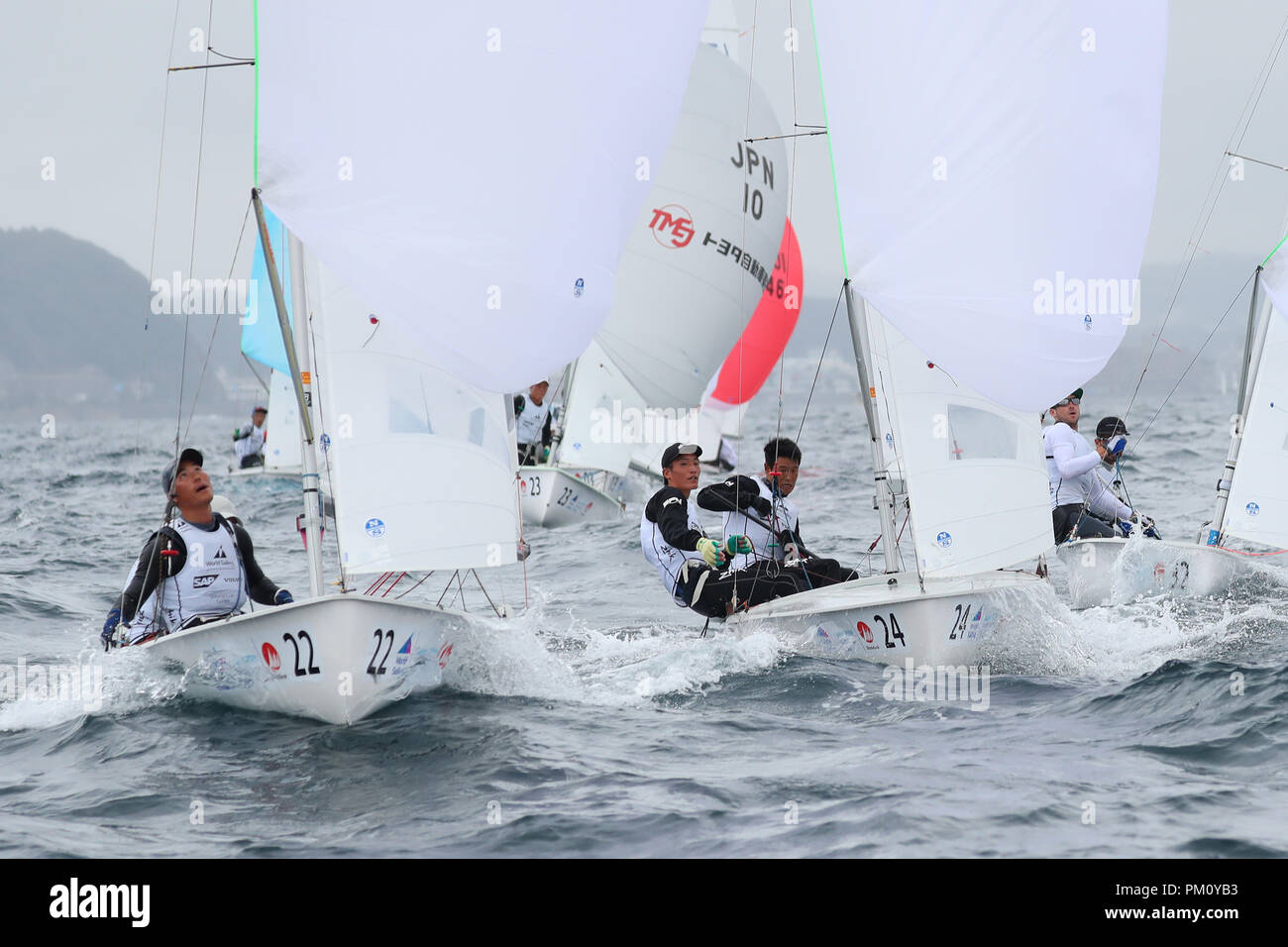 Kanagawa, Japan. 15th Sep, 2018. (L to R) Naoki Ichino & Takashi ...