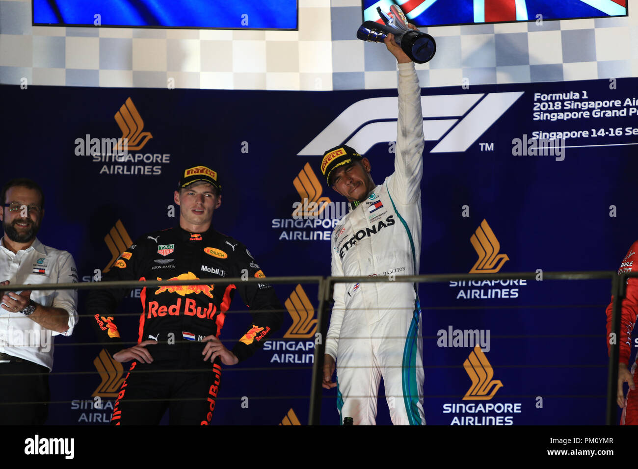 Marina Bay Street Circuit, Singapore. 16th Sep, 2018. Formula One Grand ...