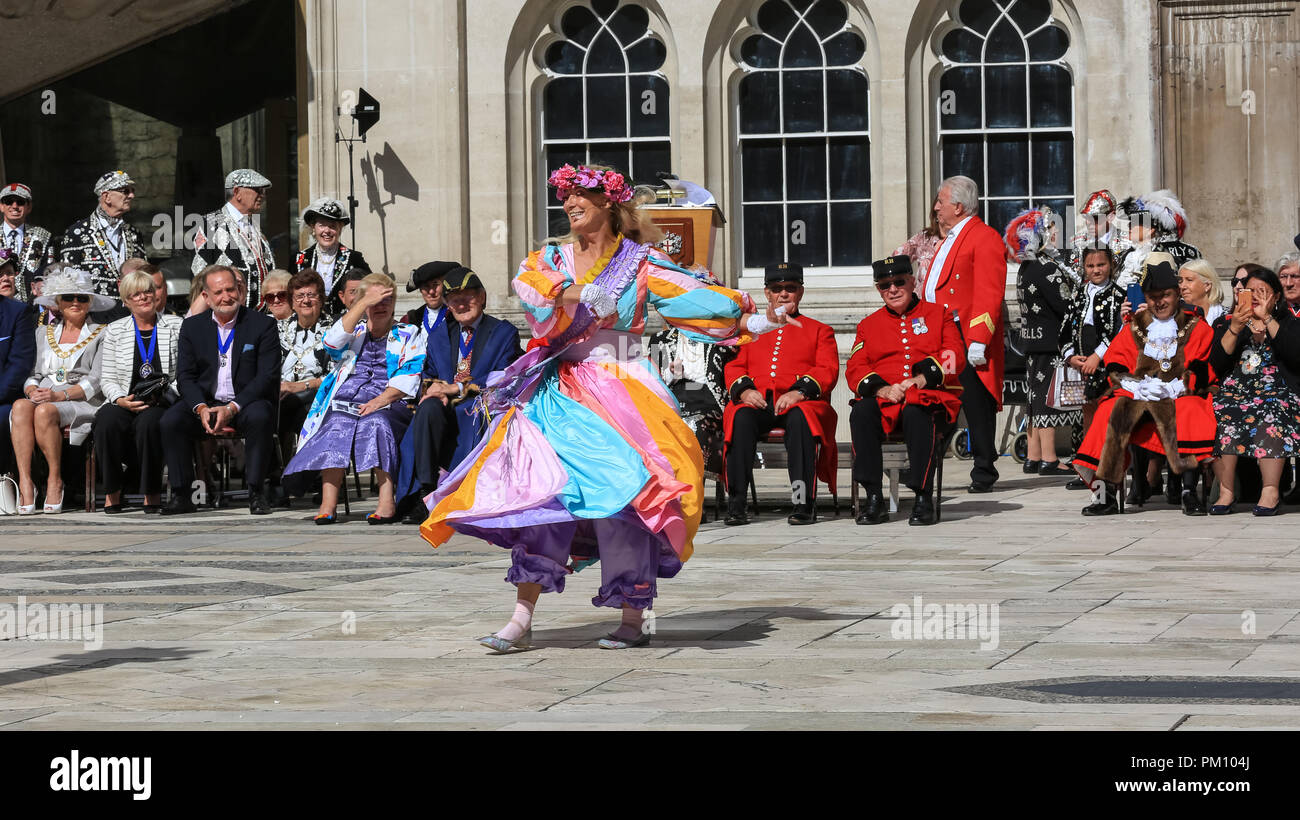 Guildhall Yard, London, UK, 16th Sep 2018. Miss Maypole, Donna Maria ...