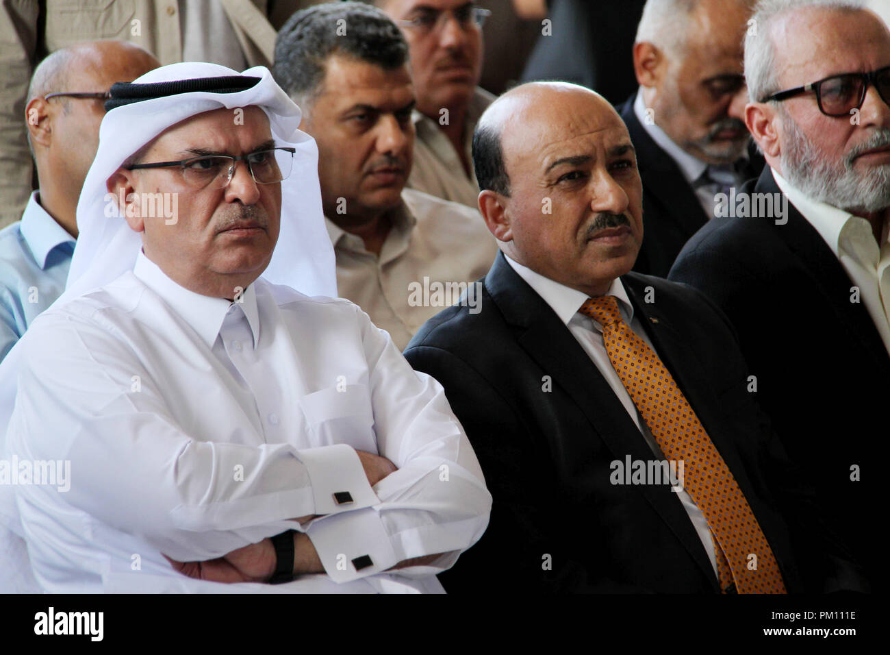 Gaza City, Gaza Strip, Palestinian Territory. 16th Sep, 2018. Qatar's ...