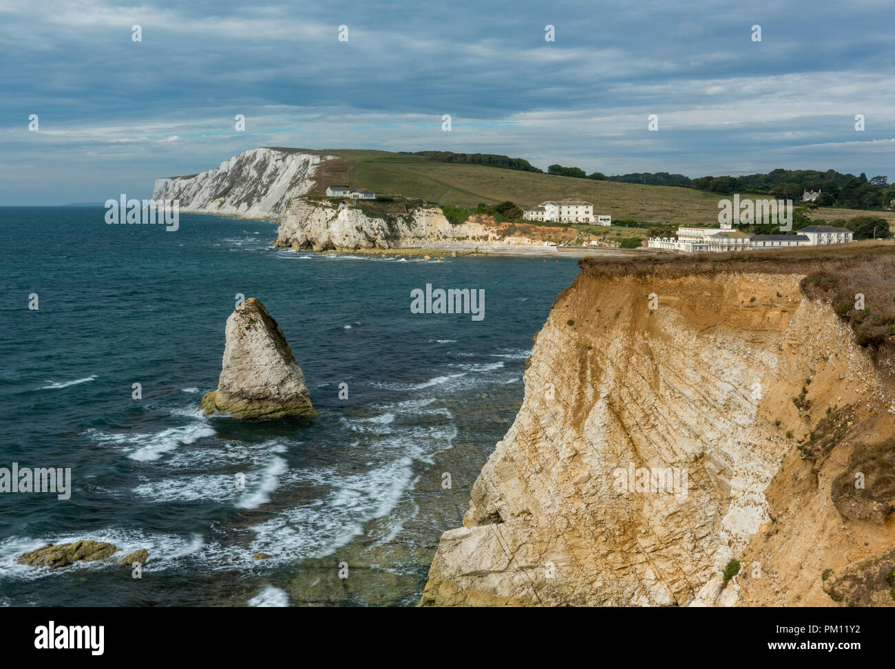 Freshwater bay isle of wight autumn hi-res stock photography and images ...