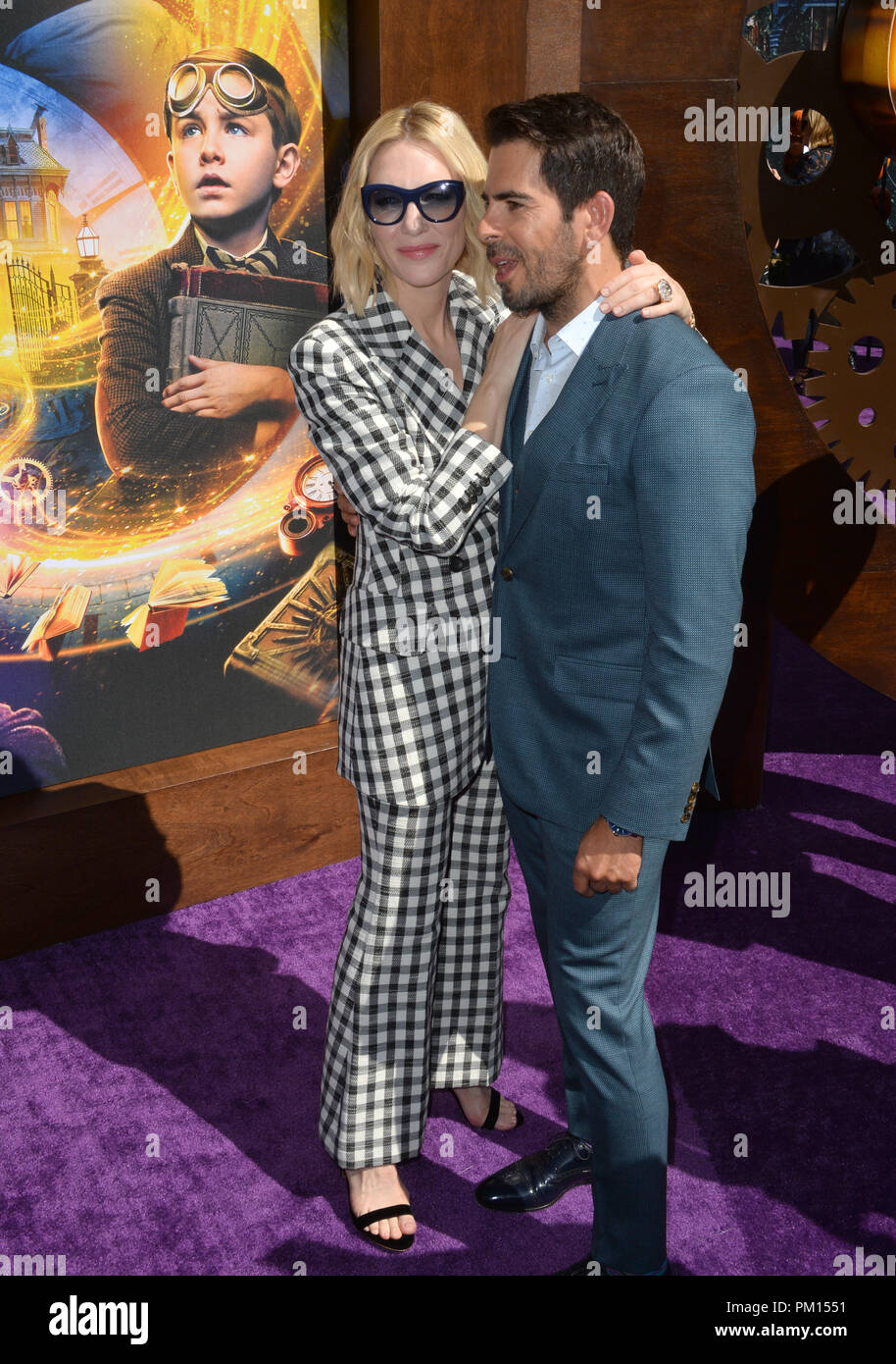 Los Angeles, USA. September 16, 2018: Cate Blanchett & Eli Roth at the ...